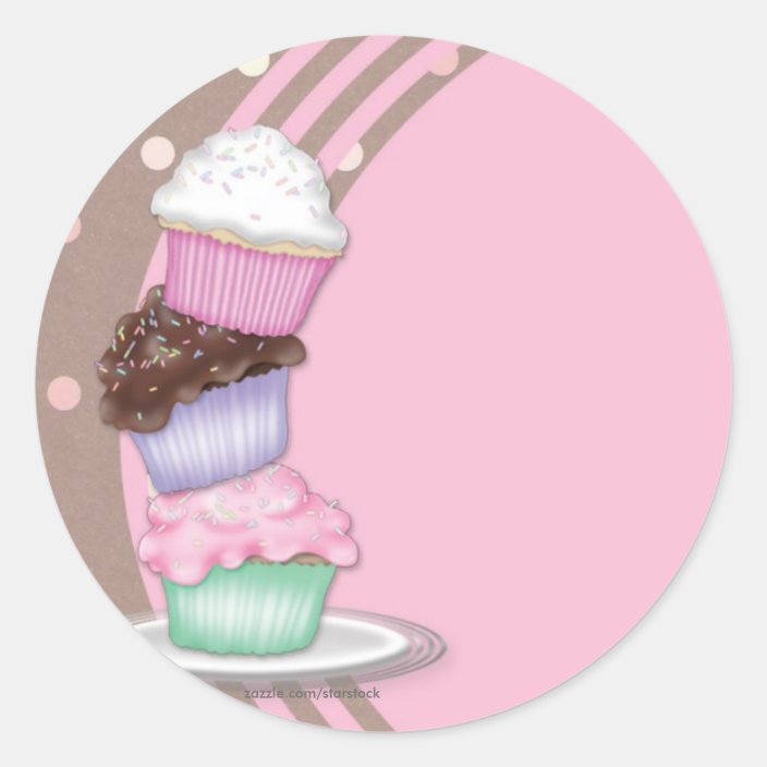 Cupcakes Sticker | Zazzle.com