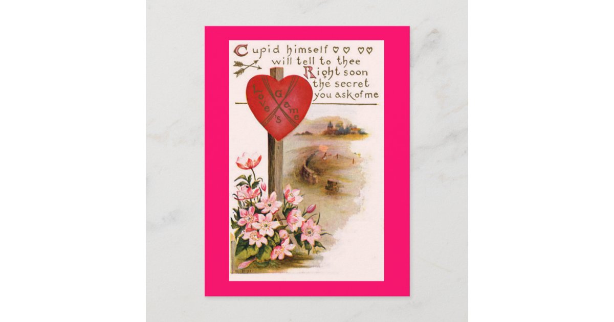 Cupid Know the Secret Postcard | Zazzle