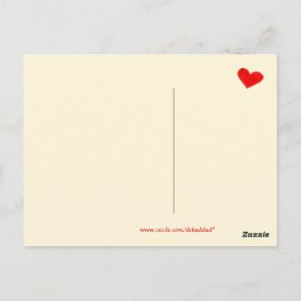 Cupid on a Heart - Postcard | Zazzle