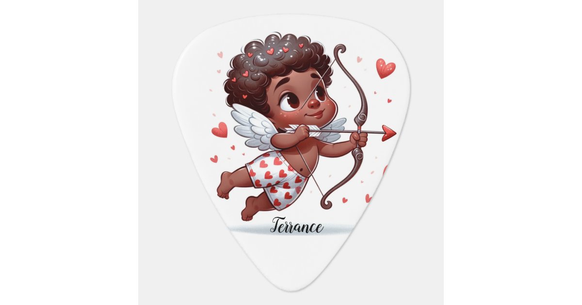Cupid's Valentine's Day Guitar Pick | Zazzle