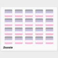 Cupioromantic Pride Flag Square Sticker | Zazzle