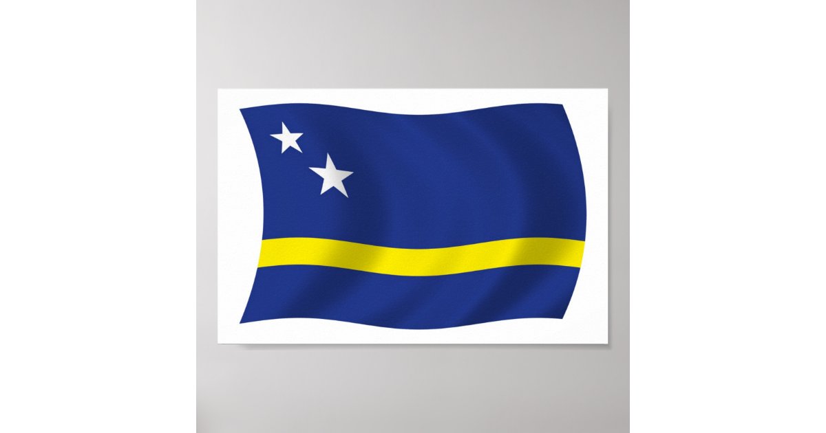 Curacao Flag Poster Print | Zazzle