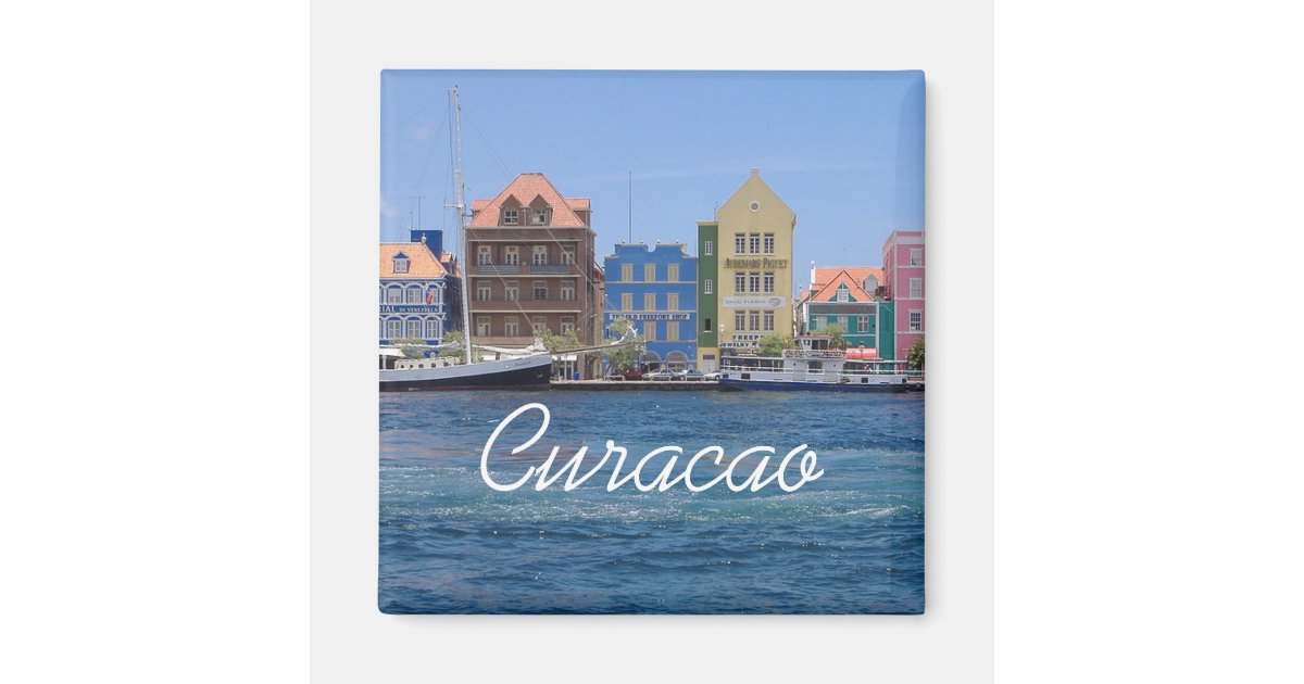 Curacao Travel Photo Seaside Fridge Magnets | Zazzle