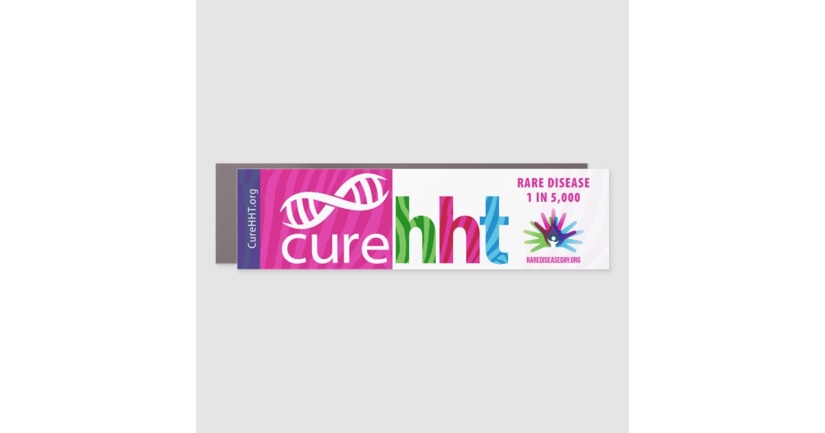 Cure HHT Rare Disease Car Magnet | Zazzle