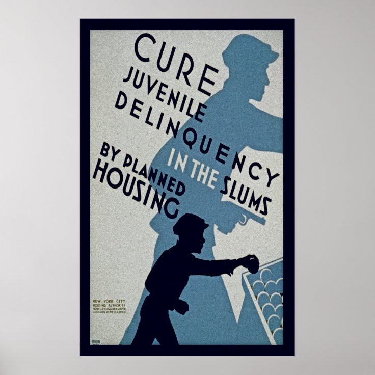 Cure Juvenile Delinquency Poster | Zazzle