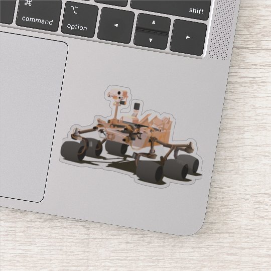 Curiosity Mars Rover Sticker | Zazzle.com