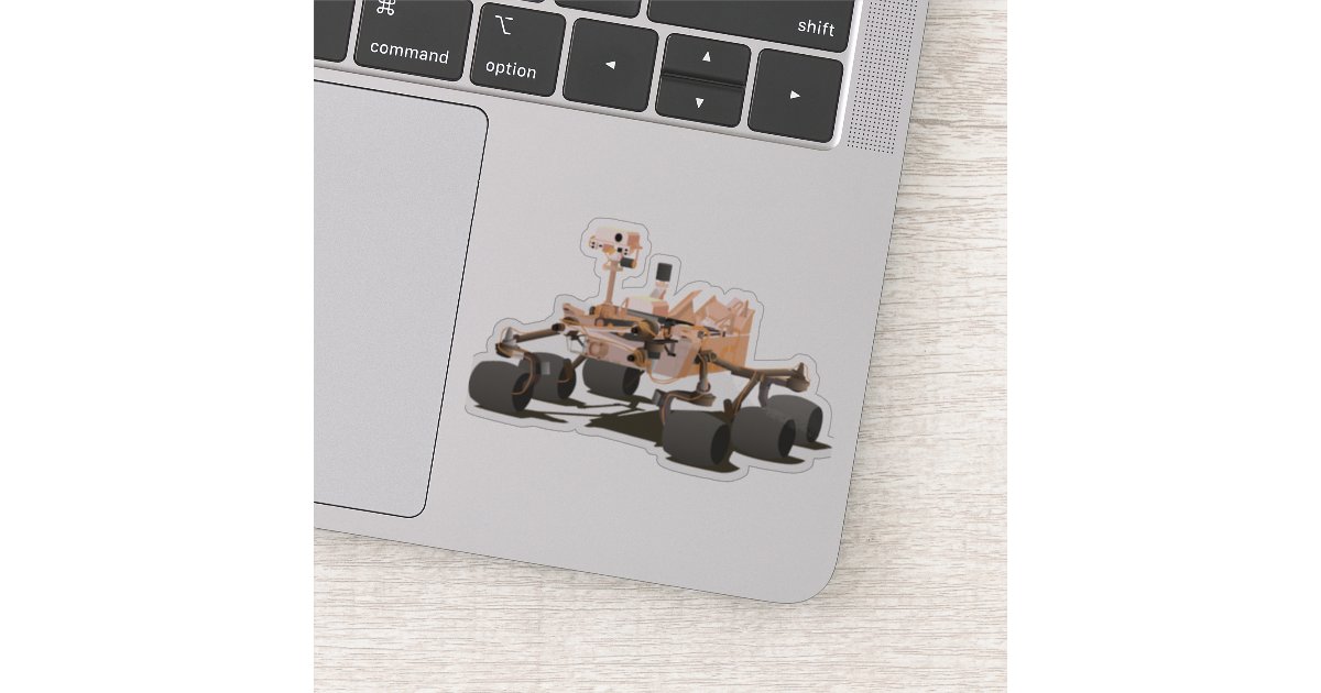 Curiosity Mars Rover Sticker | Zazzle