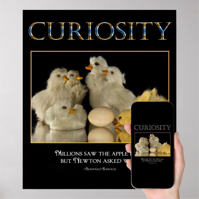 CURIOSITY Poster | Zazzle