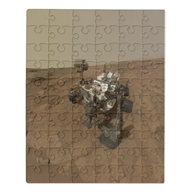 Curiosity Rover On The Surface Of Mars. Jigsaw Puzzle | Zazzle