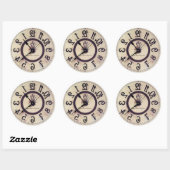 Curious Clock 1 Sticker | Zazzle