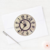 Curious Clock 1 Sticker | Zazzle