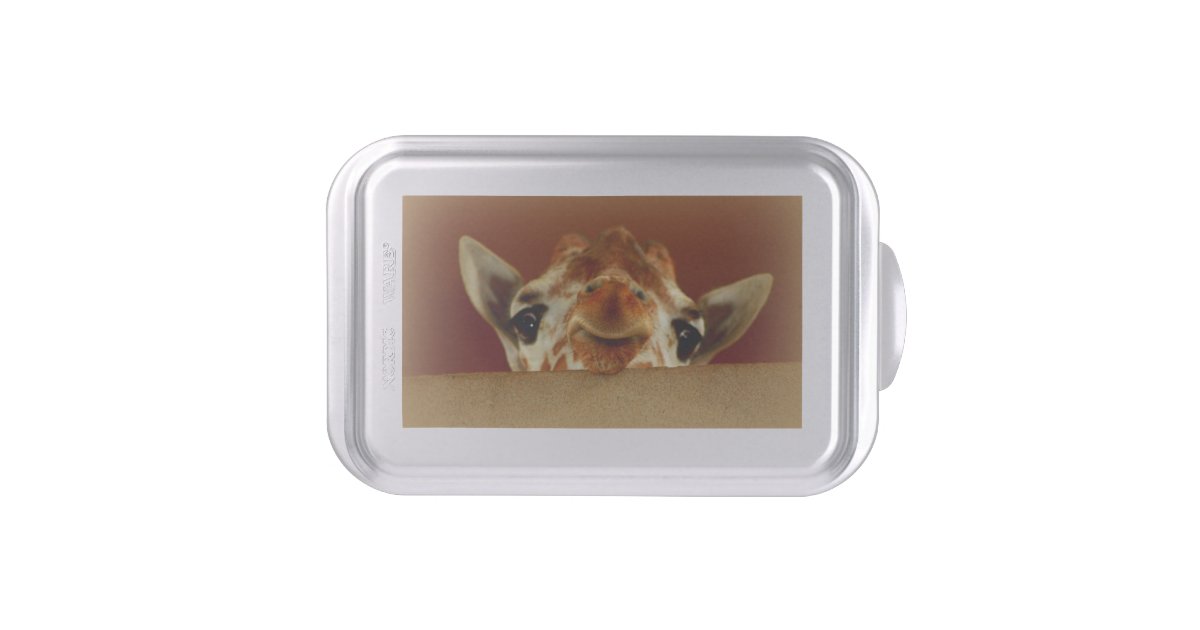 Curious Giraffe Cake Pan | Zazzle