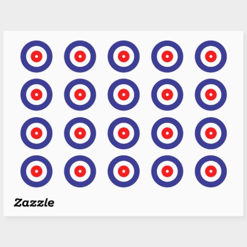 Curling Classic Round Sticker | Zazzle