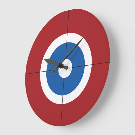 Curling House Large Clock | Zazzle