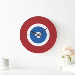 Curling House Large Clock | Zazzle