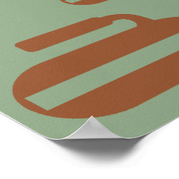 Curling Pop Art Poster | Zazzle