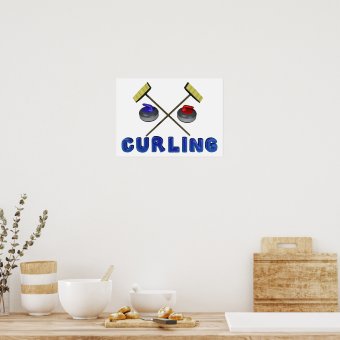 Curling Posters | Zazzle