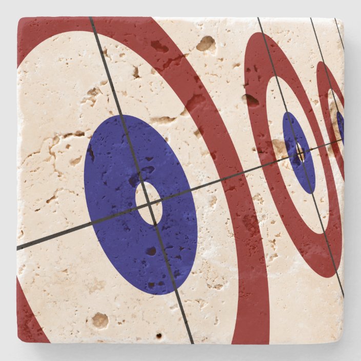 Curling Rings Stone Coaster | Zazzle.com