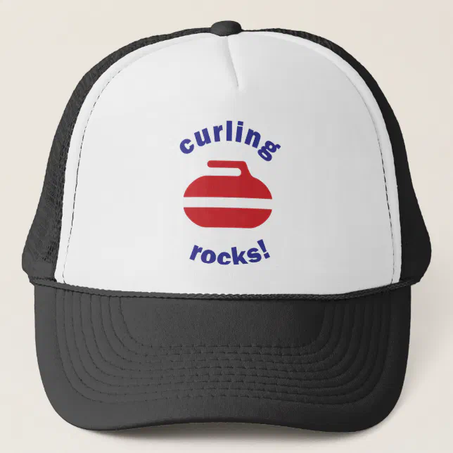Curling Rocks cap | Zazzle