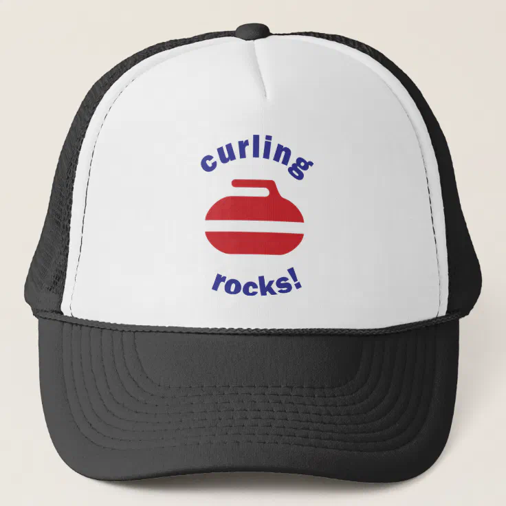 Curling Rocks cap | Zazzle