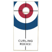 Curling Rocks Cornhole Set - Red/Blue | Zazzle