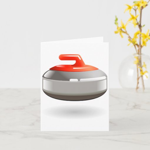 Curling Stone Note Cards | Zazzle