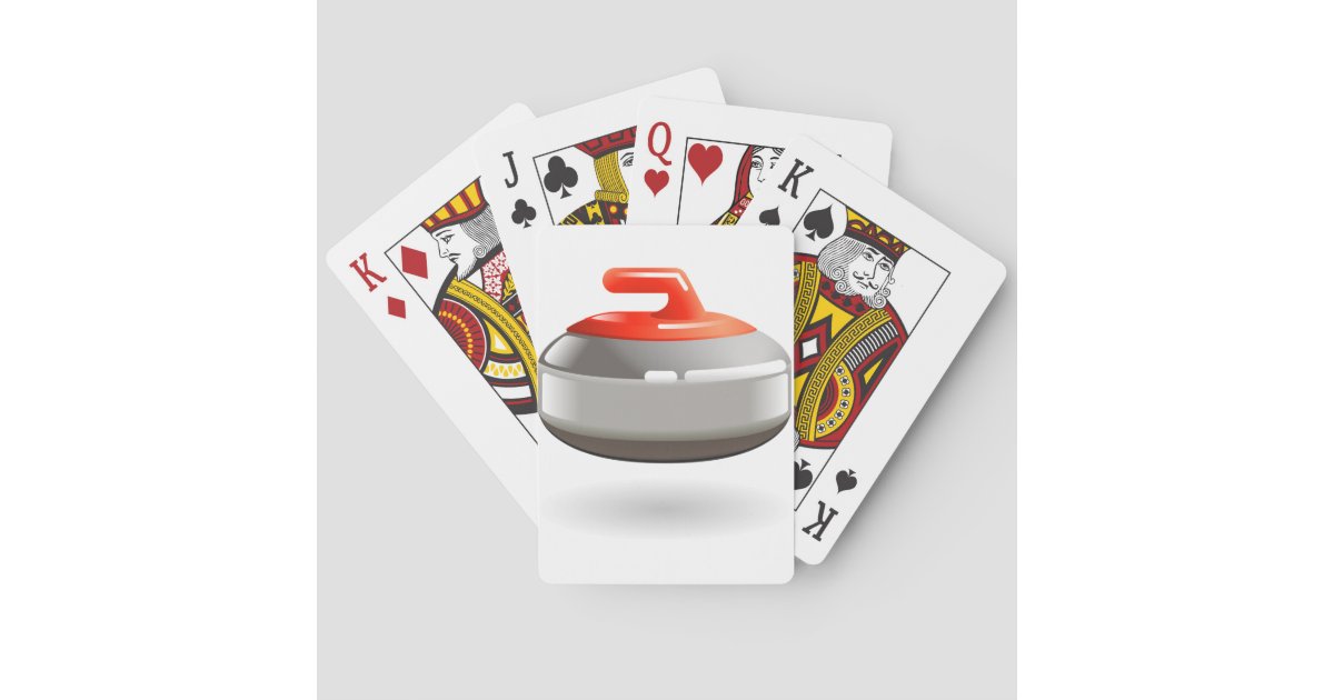 Curling Stone Playing Cards | Zazzle