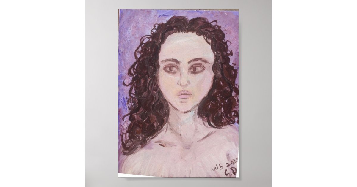 Curls Poster | Zazzle