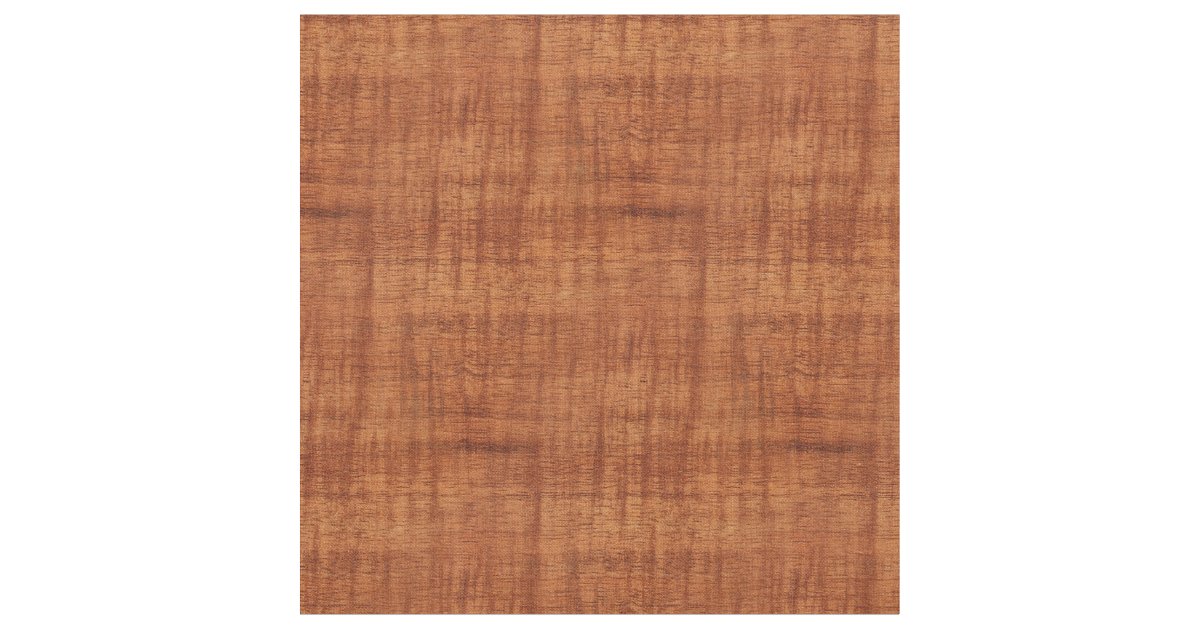 Curly Acacia Wood Grain Look Fabric | Zazzle