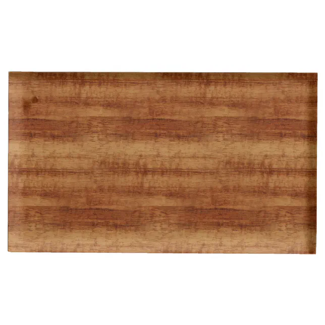 Curly Koa Acacia Wood Grain Look Table Number Holder | Zazzle