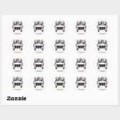Curran Coat of Arms Classic Round Sticker | Zazzle