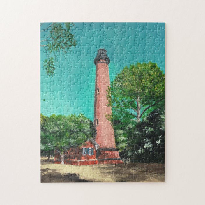 Currituck Beach Lighthouse Puzzle | Zazzle.com