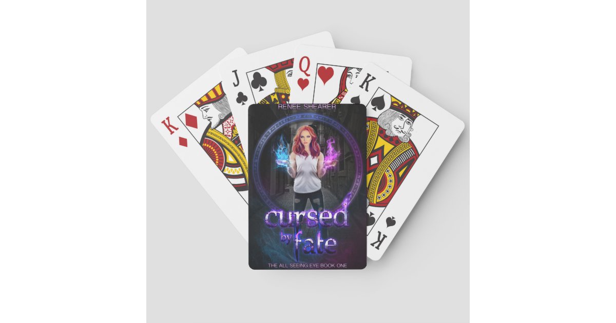 Cursed By Fate Poker Cards | Zazzle