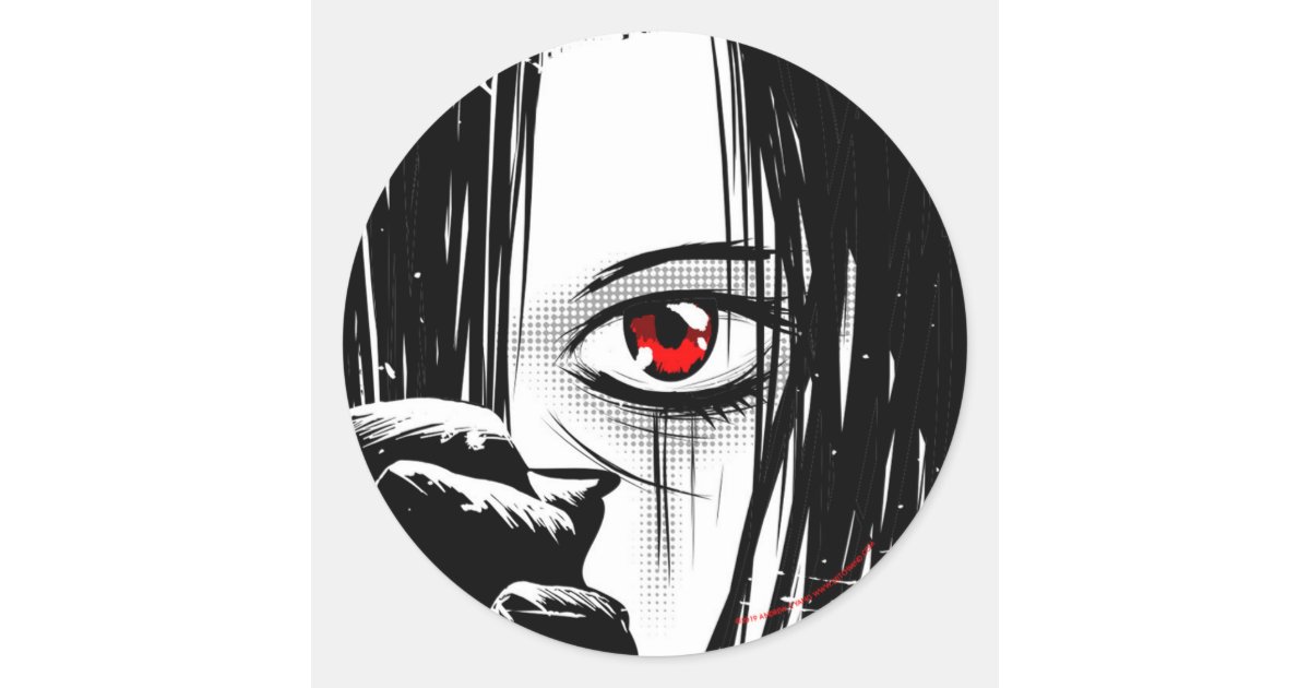 cursed eye Sticker | Zazzle