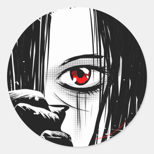 cursed eye Sticker | Zazzle