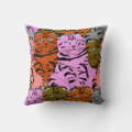 Cursed Pictures of Cats Animal Art Stupid Looking Throw Pillow | Zazzle