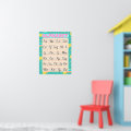 Cursive English Alphabet - Retro Pop Poster | Zazzle