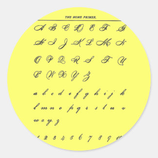 Cursive Stickers | Zazzle