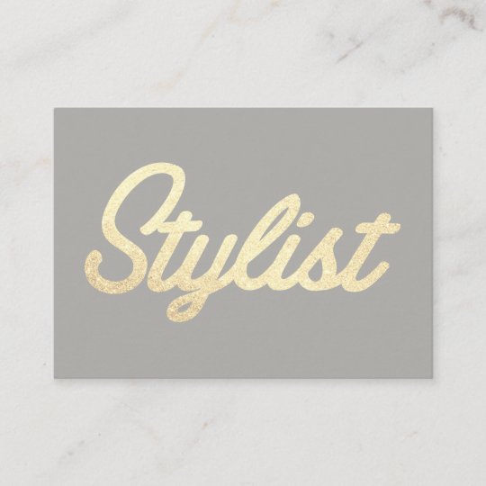 Cursive Stylist Large Business Card | Zazzle.com