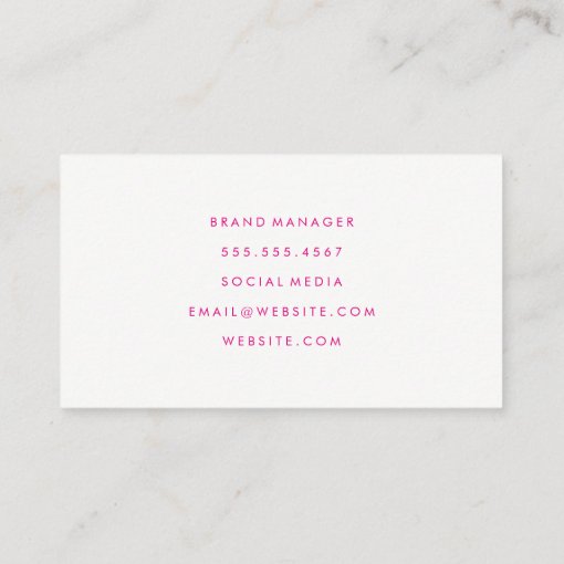 Cursive Text Business Card | Zazzle
