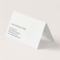 Cursive Text | Gold Brushed Business Card | Zazzle