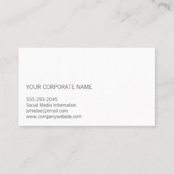 Cursive Text | Gold Brushed Business Card | Zazzle