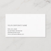 Cursive Text | Gold Brushed | Stylish Business Card | Zazzle