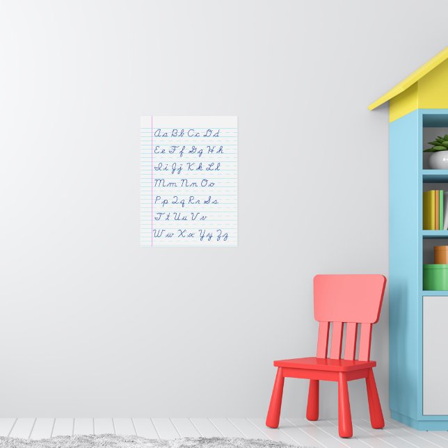 Cursive Handwriting Poster