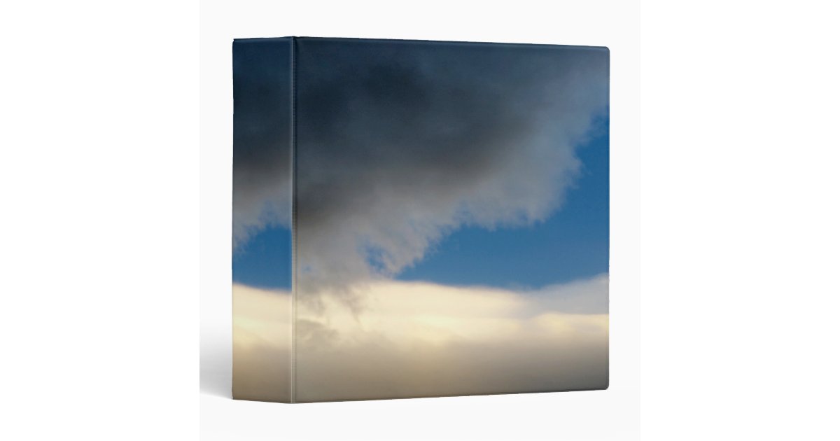 curtain of clouds binder | Zazzle