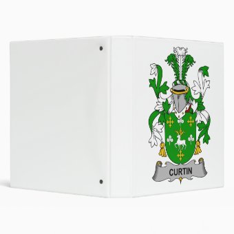 Curtin Family Crest Binder | Zazzle