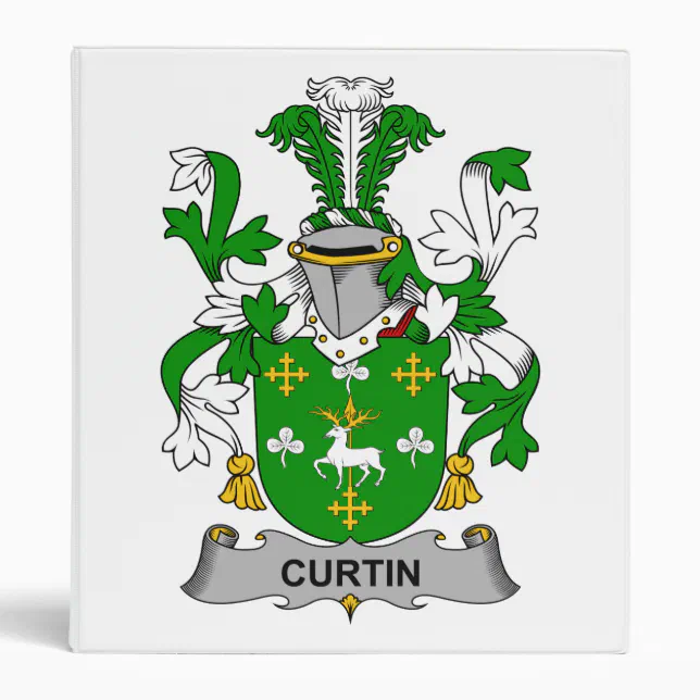 Curtin Family Crest Binder | Zazzle
