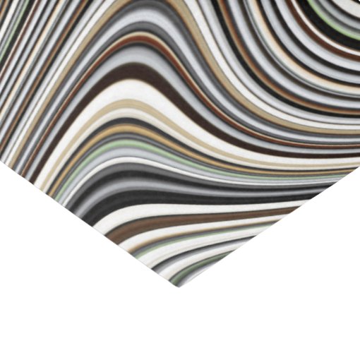 Curvy Abstract Shapes Tissue Paper | Zazzle