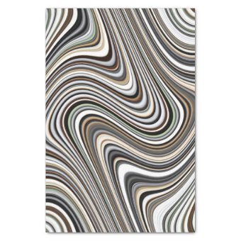 Curvy Abstract Shapes Tissue Paper | Zazzle