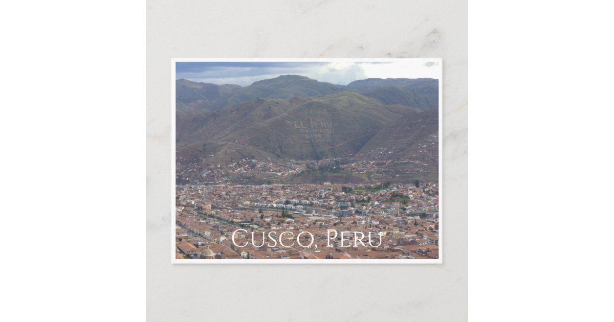 cusco city peru postcard | Zazzle